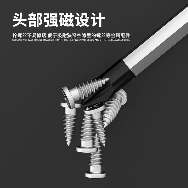 Knockable core screwdriver cross screwdriver household tool one-word ...