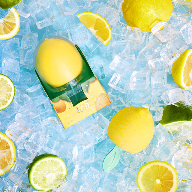 Hongqi Lemon Summer Ice Cream Lemon Flavor Ice Cream Fruit Ice Cream 12 ...