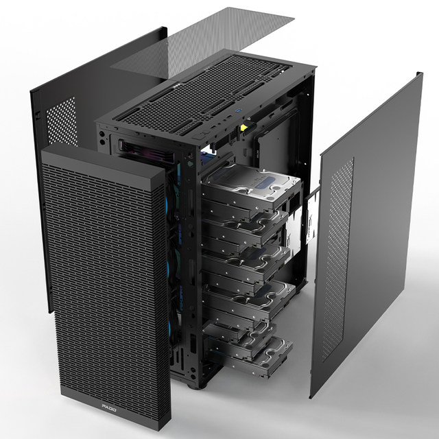 Peninsula iron box F20 multi-disk chassis EATX full tower NAS server ...