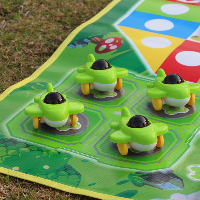 Sibeisi Ludo Flying Chess Carpet - Large Airplane Chess Game for Kids