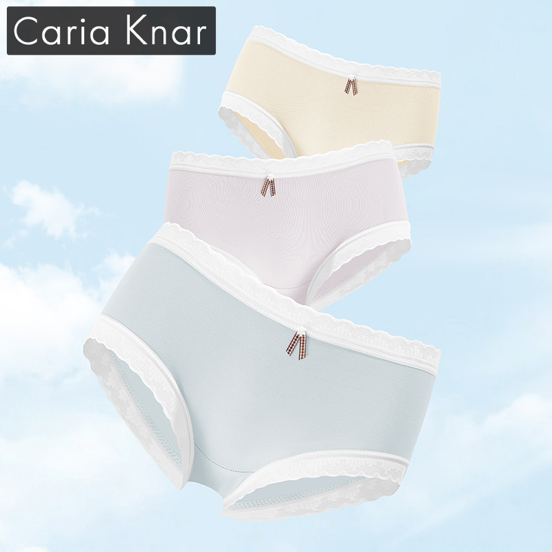 CariaKnar lace underwear women's honeycomb summer thin breathable Japanese girls' briefs