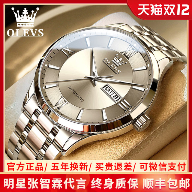 Swiss Oli Men's Watch Men's Machine Machinery Watch Full Automatic ...