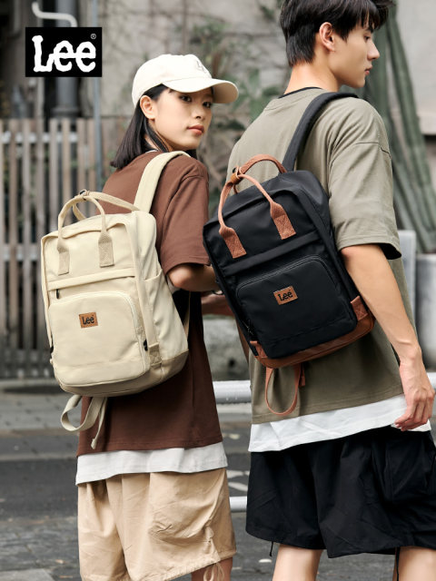 Lee Backpack Women's 2024 New School Bag Men's Travel Lightweight Large ...