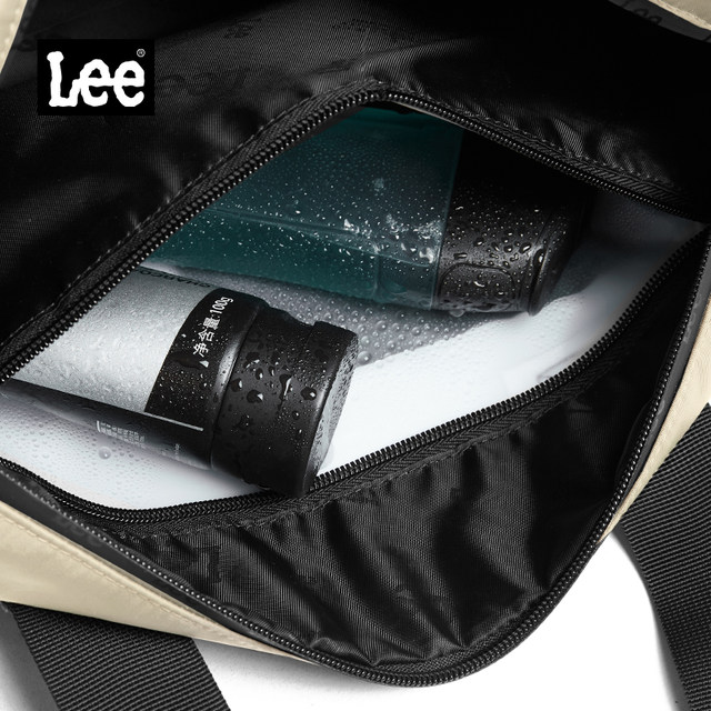 Lee shoulder bag men's large-capacity swimming fitness bag dry and wet ...