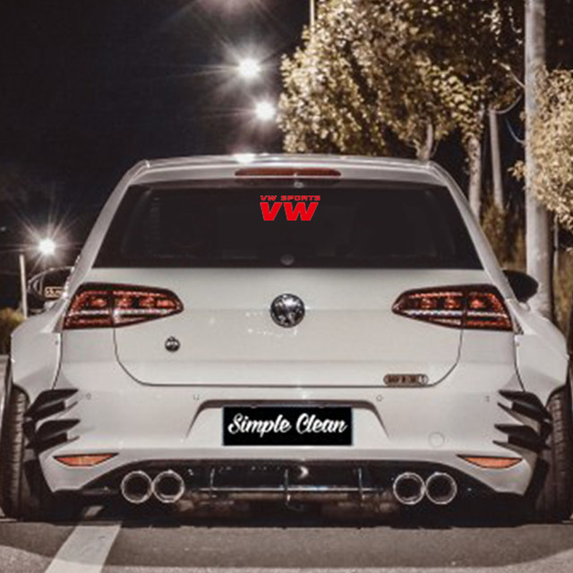 Volkswagen VW front windshield glass car sticker modified car sticker ...