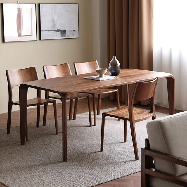 Exclusive Mori Land Tables' Northern Black Peach Wood Table Light ...