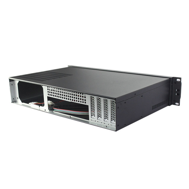 19-inch standard rack-mounted 2U industrial control chassis mute dust ...