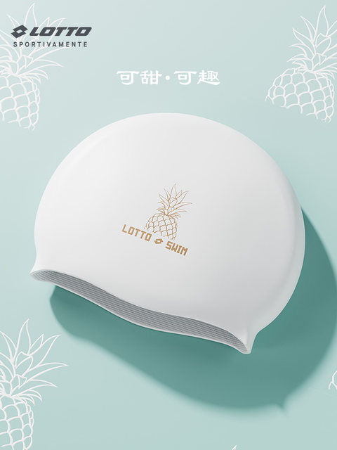 Lotto swimming cap with increased ear protection, waterproof and non ...