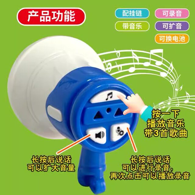 Small speaker mini toy speaker keychain loud public recorder funny ...