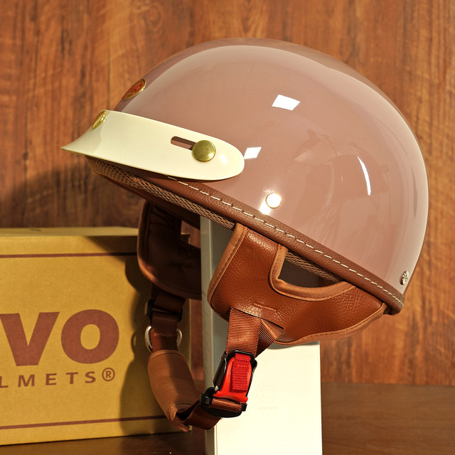 EVO helmet Taiwan retro locomotive half helmet 3C certified helmet ...