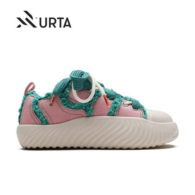 URTA Paramecium series 'burnt green' sol low-top fashion sneakers and ...