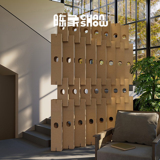 Chen Xiang's patchwork screen partition artifact office simple modern ...