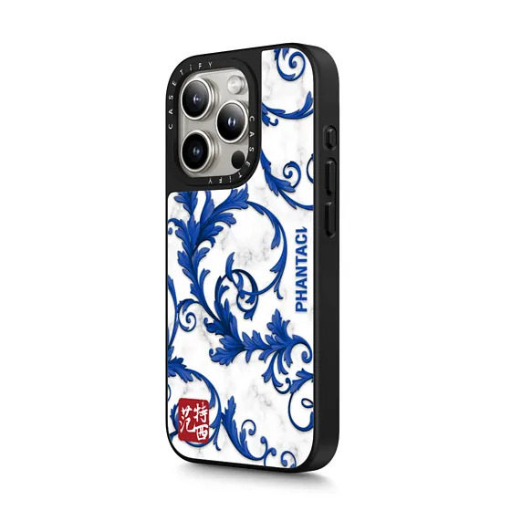 Spot CASETiFY co-branded PHANTACi Jay Chou Fantasy blue and white porcelain suitable for Apple ...