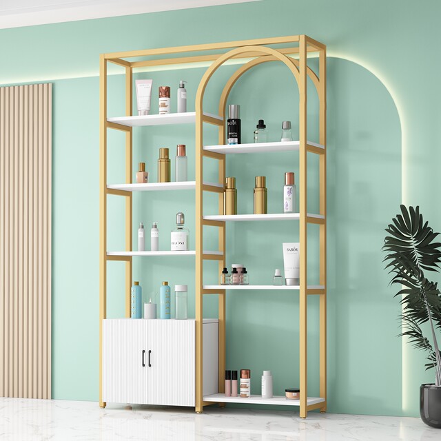 Cosmetics display rack, nail art goods display rack, beauty salon ...