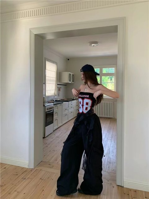 Hot Girl Suit 2024 Summer New Design Streamers Sexy Tubeless Vest Top ...