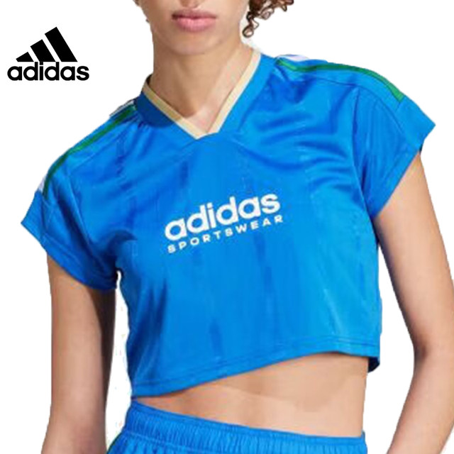 adidas Adidas Autumn Women's Sports Training Casual Short -sleeved T ...