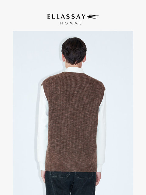 Ellassay Ge Li Thinking Men's Men's Autumn and Winter Varic Vintage Vetera