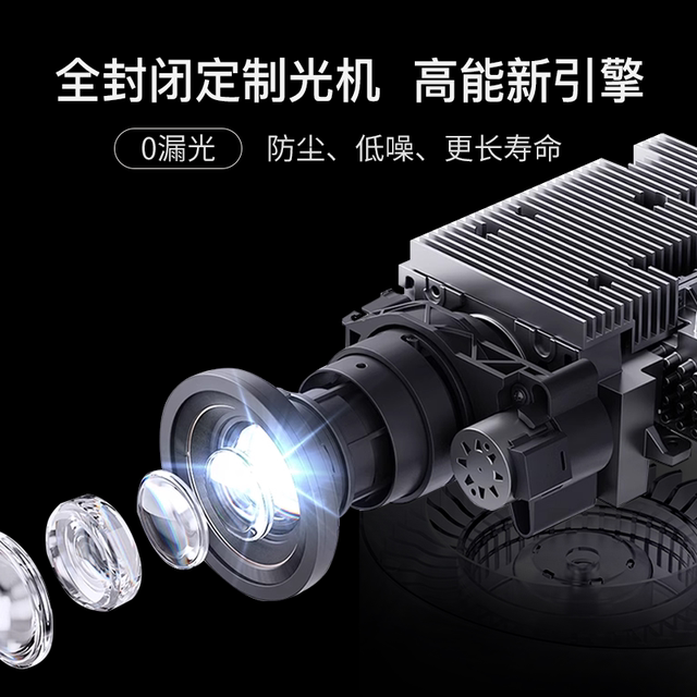 WEMI Micron Q10 PTZ projector home ultra-high definition wall ...