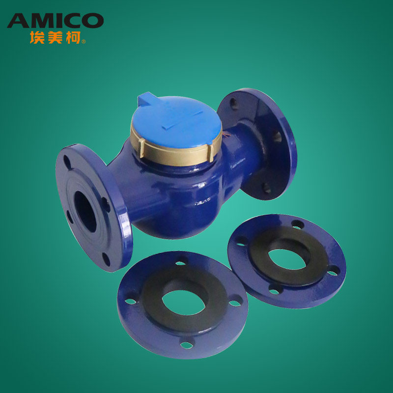 Amco Flange Water Meter 099 Cast Iron Rotor Wet Digital Pointer Direct ...