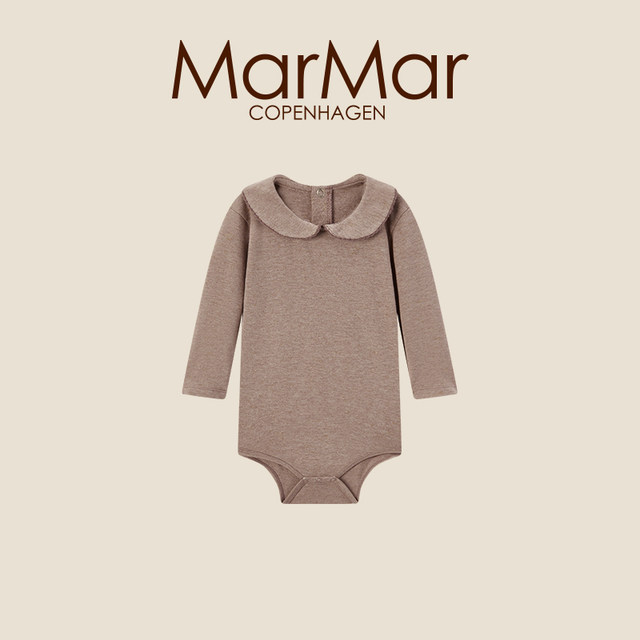 Marmar2024 new baby lace collar long sleeve fart, female baby triangle ...