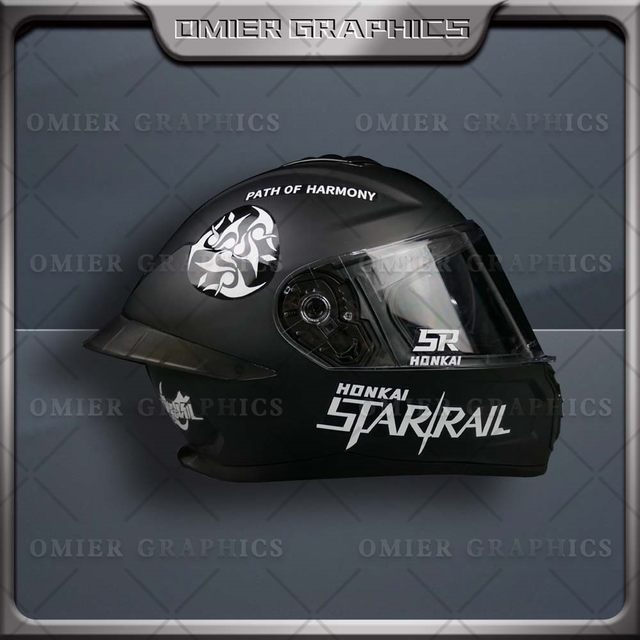 Suitable for motorcycle helmets STARRAIL stickers, full-face helmet ...