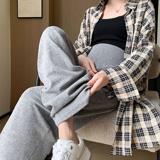 Unstrapped belly pants for pregnant women in spring and autumn styles ...