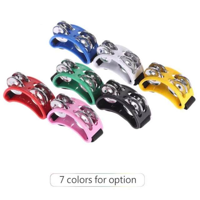 Foot rattle cajon drum box drum accompaniment folk guitar playing and ...