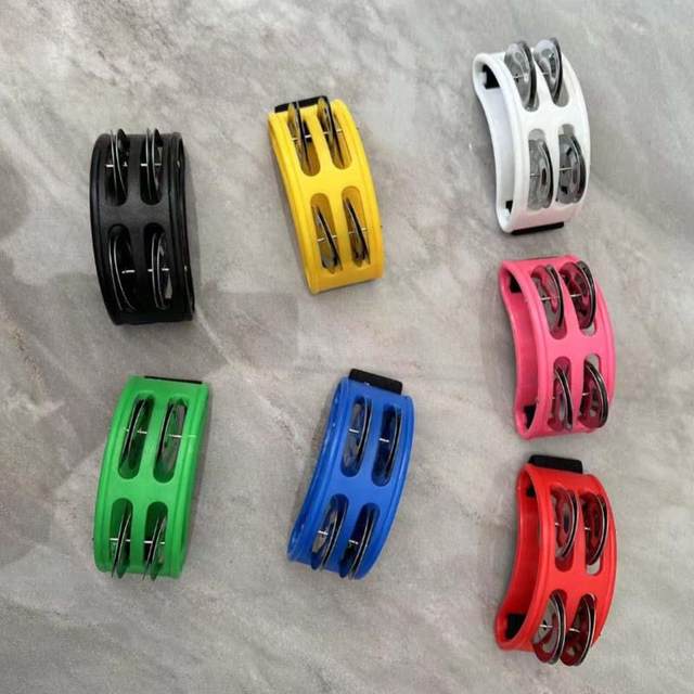 Foot rattle cajon drum box drum accompaniment folk guitar playing and ...