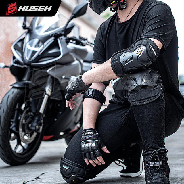 Motorcycle knee pads, summer riding protective gear, anti-fall knee ...