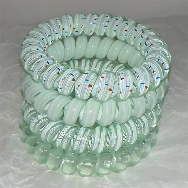 High-quality grape coconut coconut polka dot phone cord hair tie summer ...