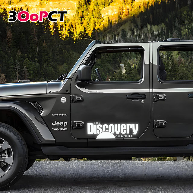 Earth Exploration Discovery Channel Car Sticker Hollow Reflective Off ...