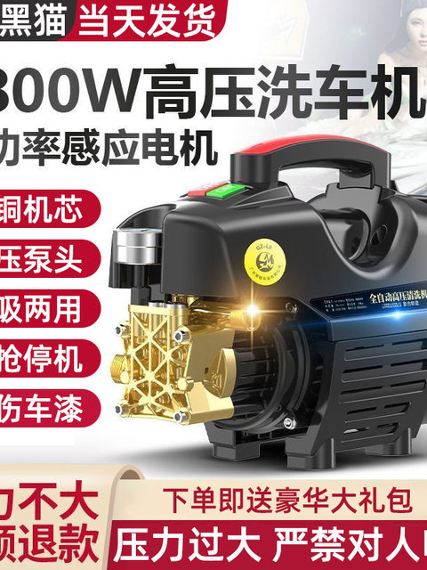 Black Cat Car Washing Machine 220v High Pressure Water Gun Pump ...