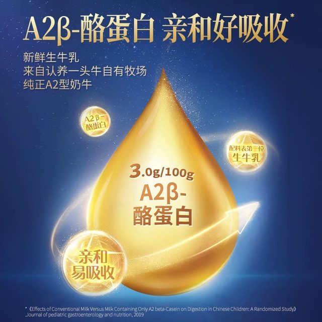 0 Yuan Drink] Adopt a Cow A2 Children's Growth Milk Powder A2 Contains ...