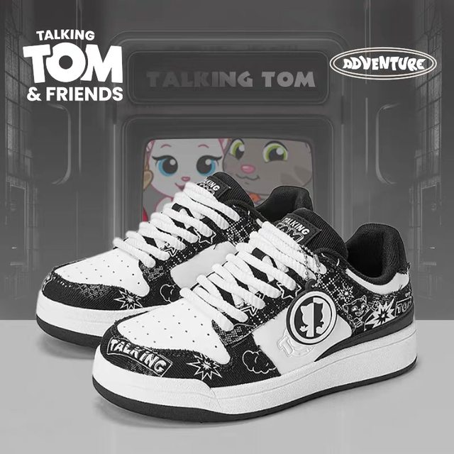 Talking Tom Cat Shoes 2025 New Canvas Shoes Men's Fashionable Board ...