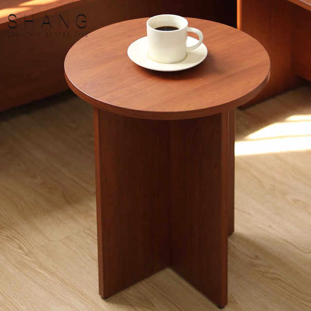 Second-hand small side table Internet red coffee table bedroom round ...