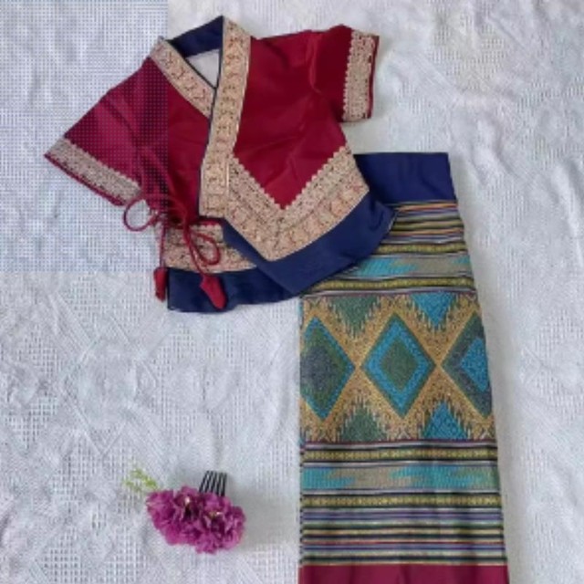 New Xishuangbanna Dai clothing women's jacquard suit work clothes ...