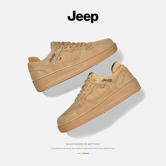 Jeep Jeep Men's Shoes Summer 2025 New Genuine Leather High-end Casual ...