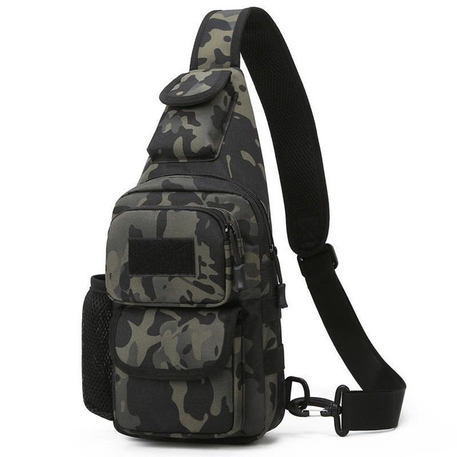 New men's bag multifunctional tactical chest bag outdoor travel ...