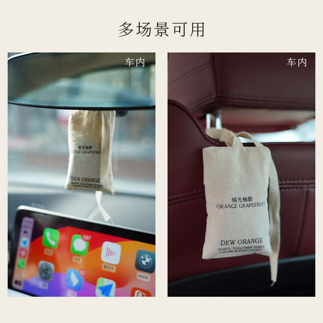 DEWORANGE Tangerine hanging sachet car wardrobe (with replacement)