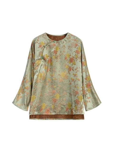 444004 original flower spray painting interwoven jacquard new Chinese ...