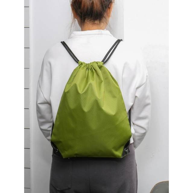 Outdoor activity event drawstring backpack men's and women's fitness ...