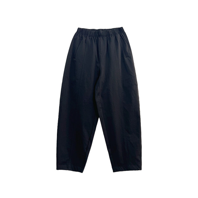 SHIMENG Shimeng Women's Literary Style Casual Pants Summer Lightweight High Waist Loose Small ...