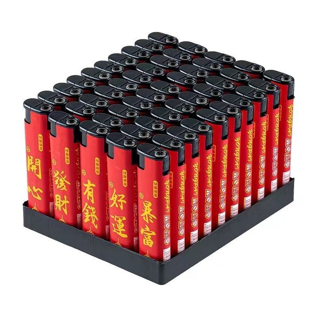 [50] windproof lighter ordinary For Home open flame disposable lighter ...