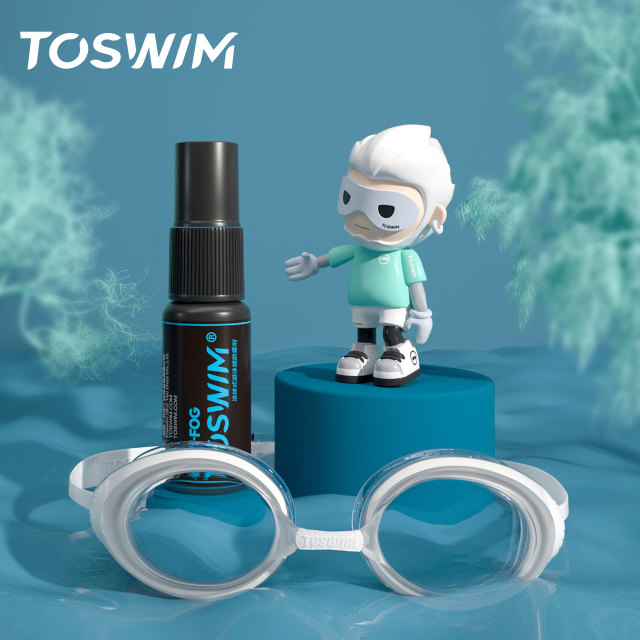 Glasses anti-fog agent myopia lens waterproof defogging swimming goggles swimming high ...