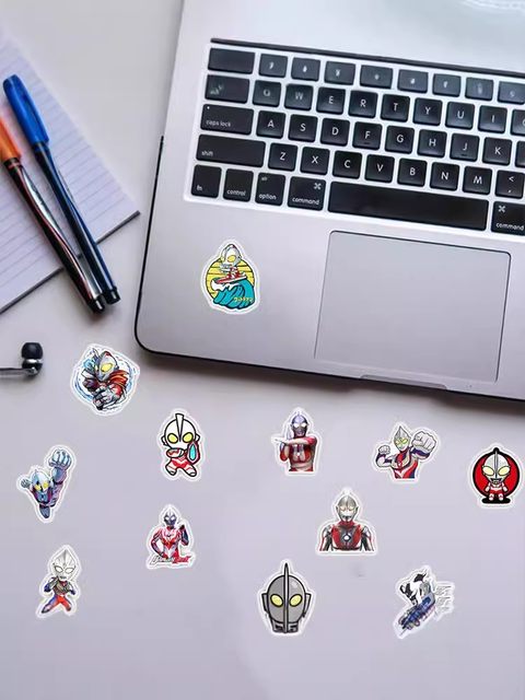 50 Cartoon Animation Ultraman Tiga Cerro Children's Reward Stickers ...