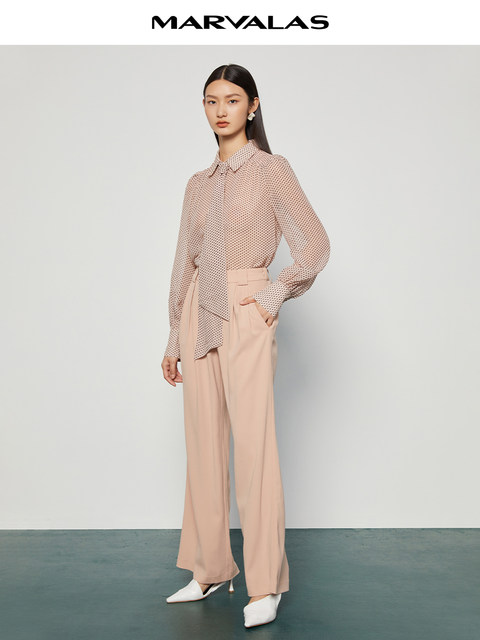 Mande Poetry Stand Shirt Female 2024 Spring Professional Commodity ...