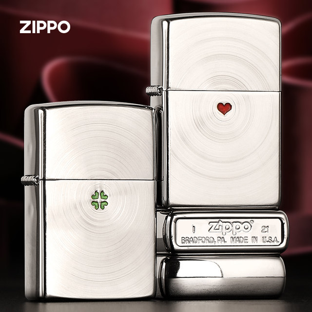 Zippo lighter windproof official genuine love ring diy custom engraving ...