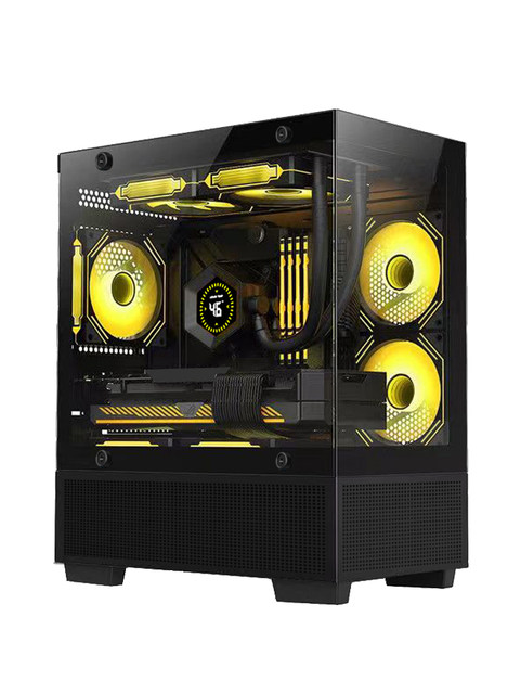 Jiuweihu T3 sea view room case computer case desktop matx full side ...