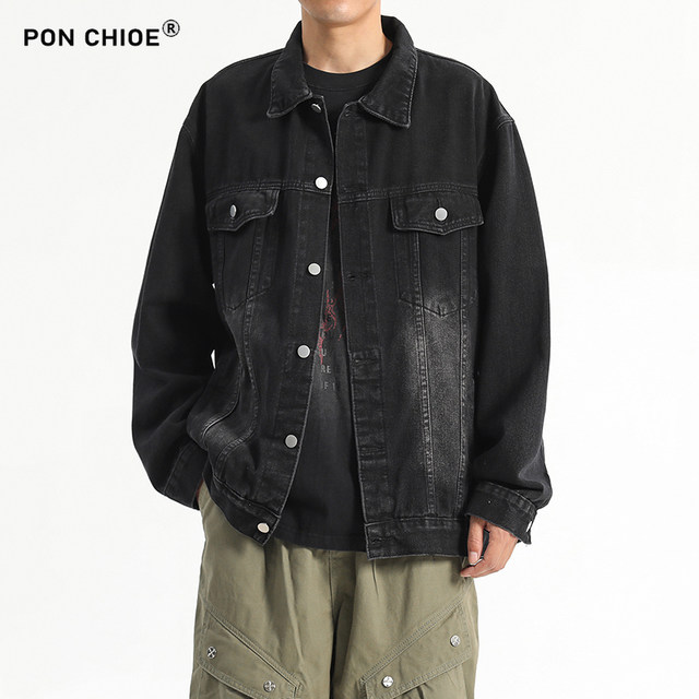 ponchioe denim jacket for men and women spring and autumn 2025 new ...