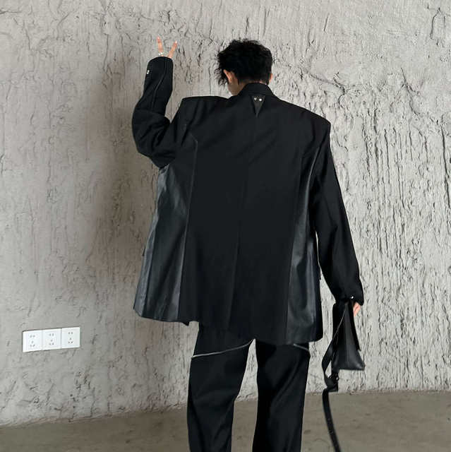 British Yali Men's Shoulder Shoulder Suit Jacket Spring and Autumn ...